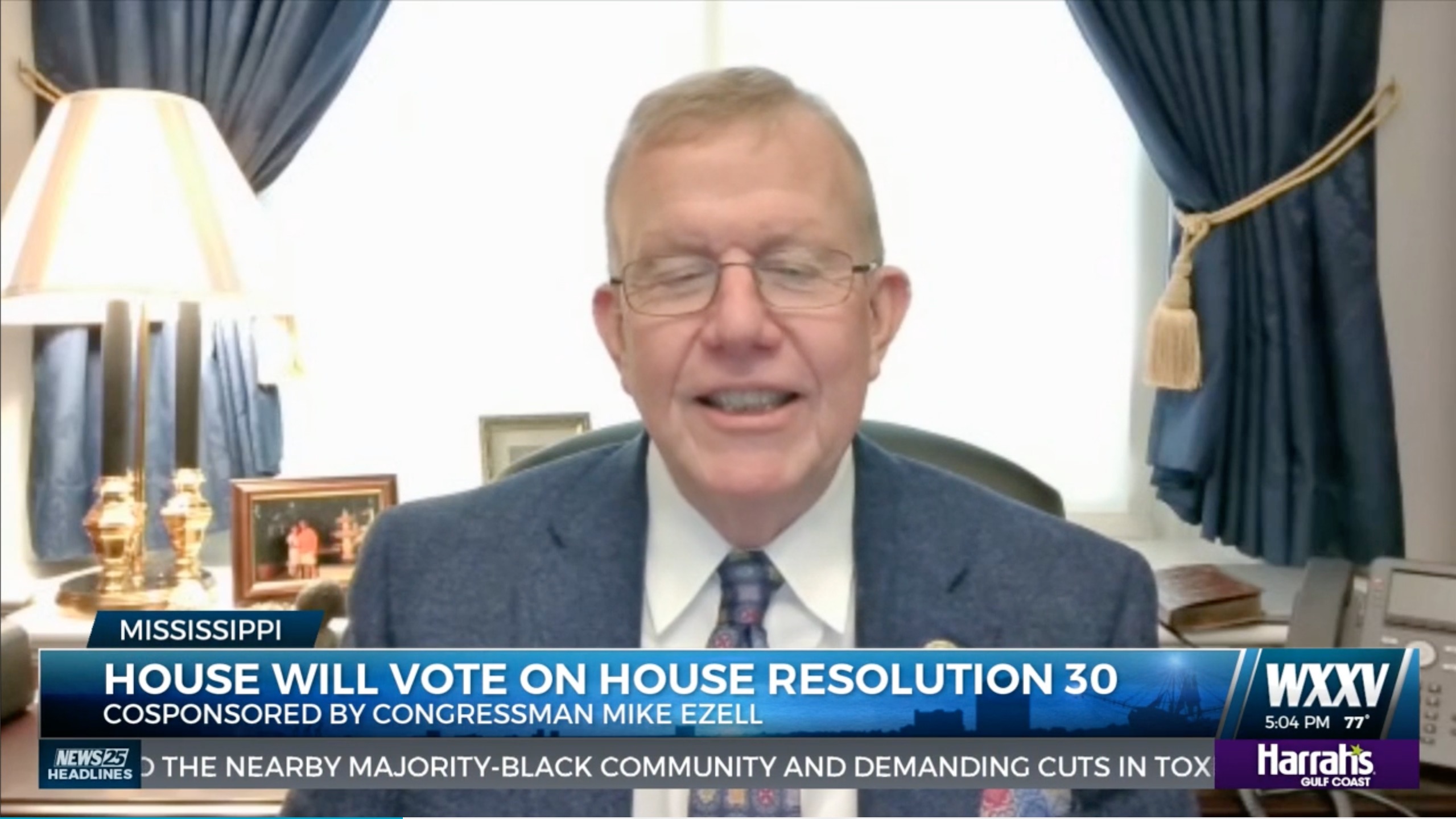WXXV: House will vote on resolution cosponsored by Congressman Ezell | U.S. Representative Mike ...